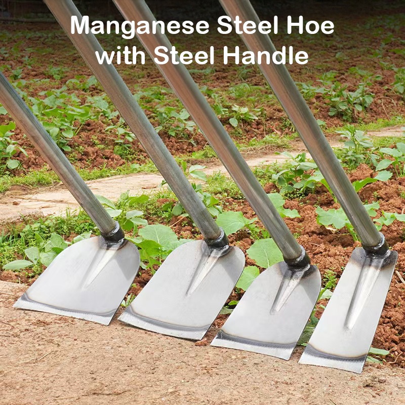 (14.5cm - 18cm) Manganese Steel Integrated Hoe with Steel Tube Handle ...