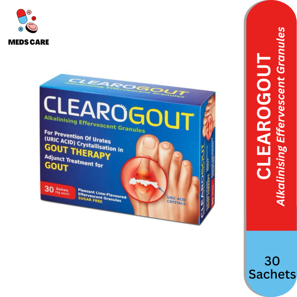 Clearogout Alkalinizing Effervescent Granule Sachet 30 sachets (4g) EXP ...