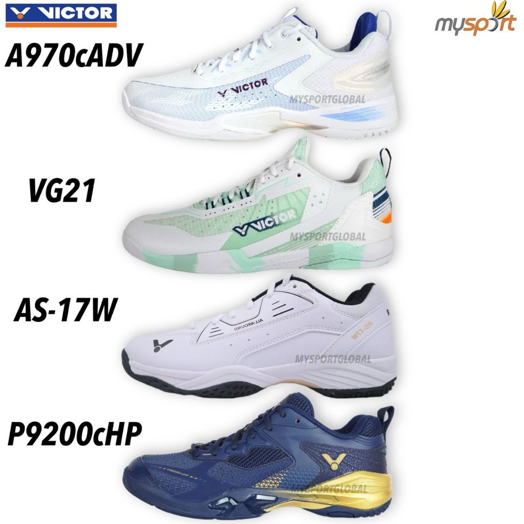 VICTOR SHOES P9200/AS-17W/VG21/A970cADV BADMINTON SHOES ( 100% ORIGINAL ...