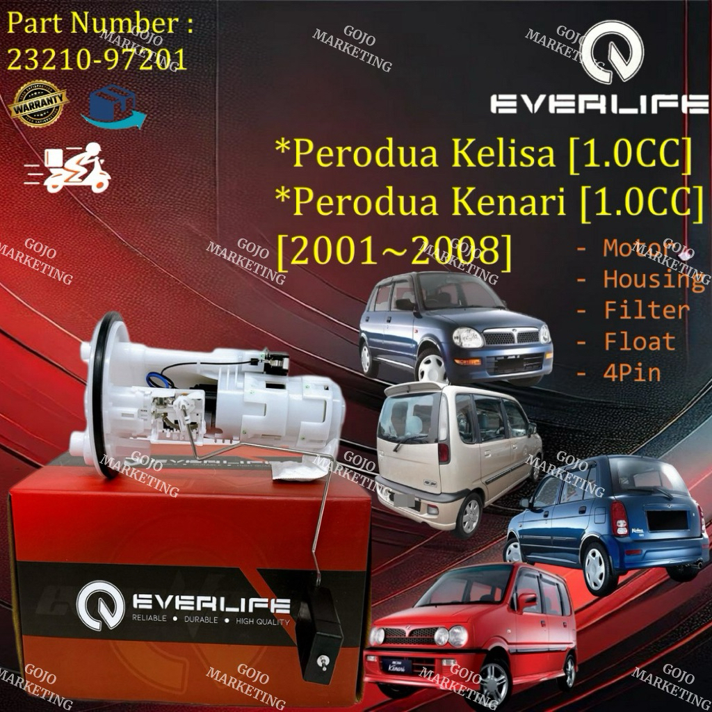{23210-97201} Fuel Pump Perodua Kelisa /Perodua Kenari 1.0CC ''2001 ...