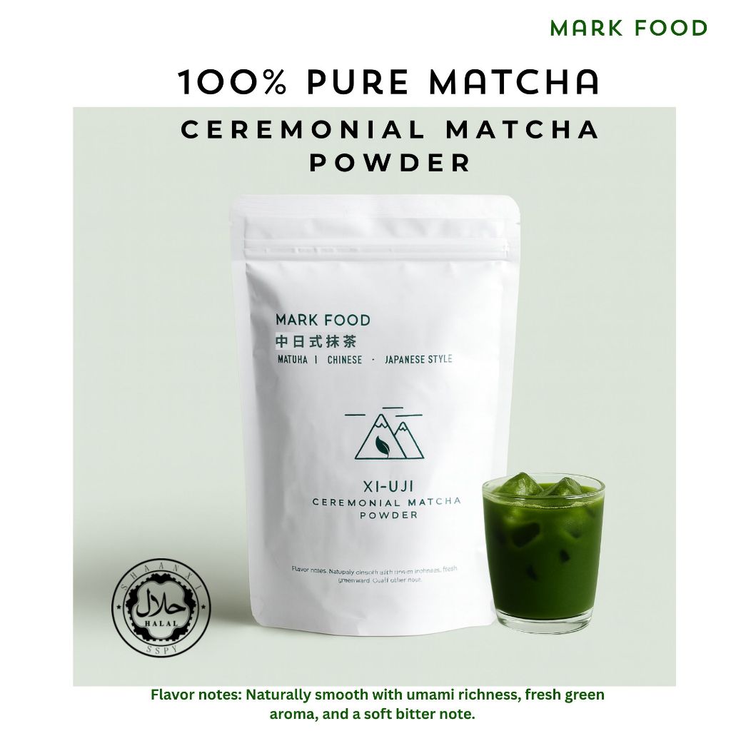 Xi Uji Ceremonial Matcha Powder 100g | Mark Food | Serbuk Ceremonial ...