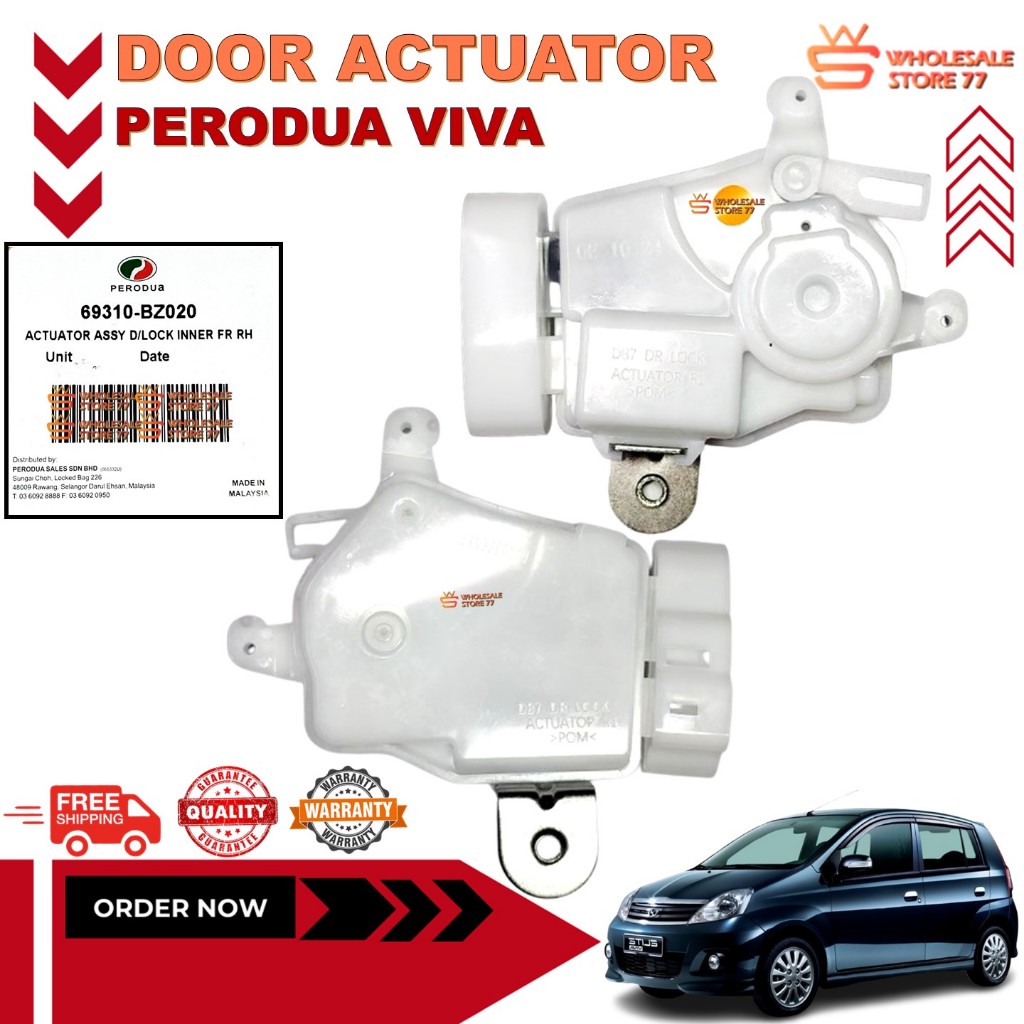 ORIGINAL | PERODUA VIVA ELITE CENTER LOCKING MOTOR ACTUATOR DOOR INNER ...