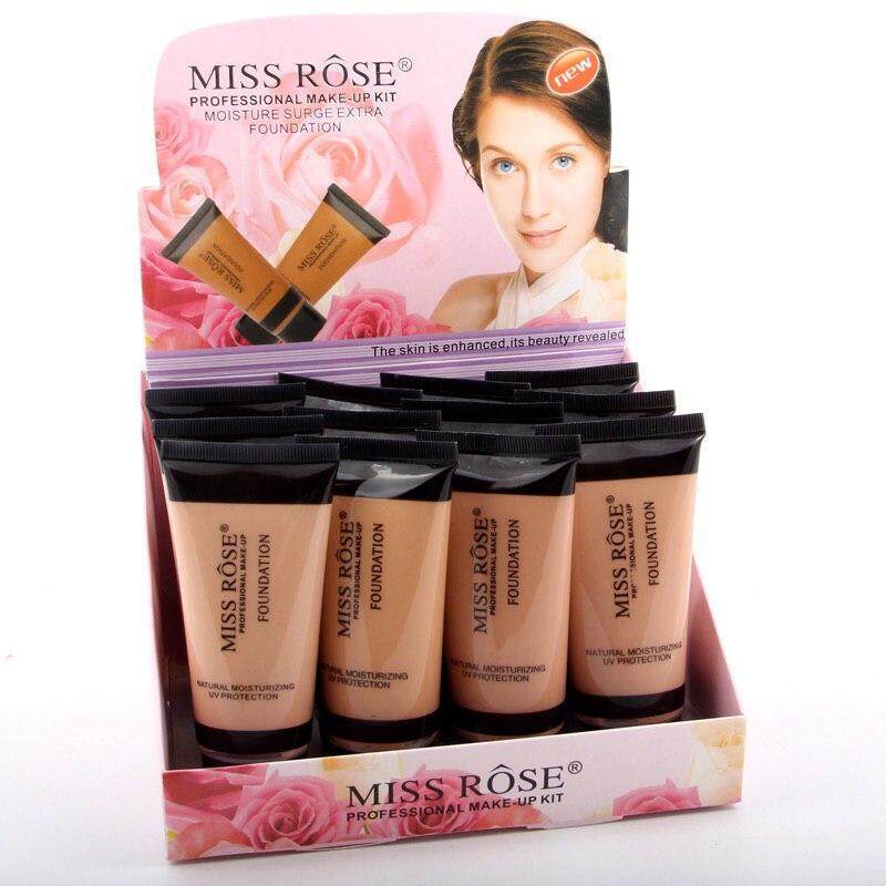 MISS ROSE FOUNDATION Long Wear Natural Moisturizing UV Protection ...