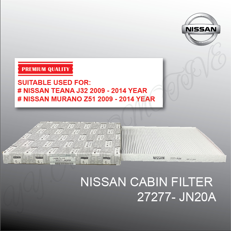 ORI NEW AIR COND FILTER NISSAN TEANA J32 MURANO Z51 CABIN AIR FILTER ...
