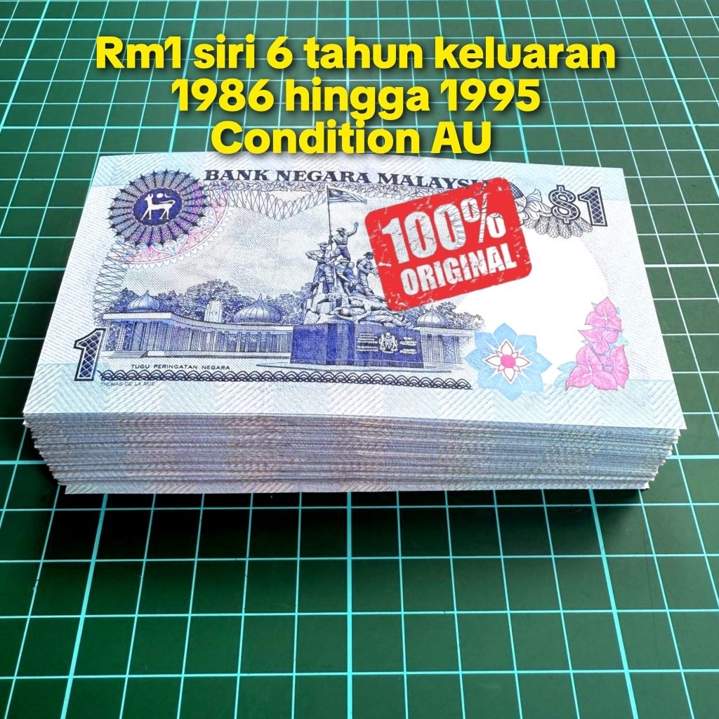 A700 rm1 siri 6 duit kertas lama duit syiling lama rm1 lama barang ...