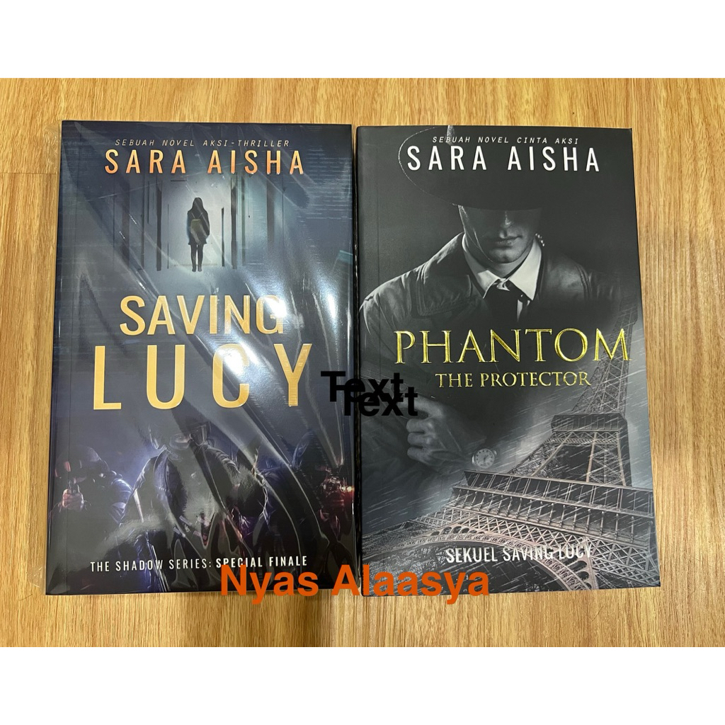 🍒NEW READY STOK🍒KOMBO NOVEL SAVING LUCY & PHANTOM THE PROTECTOR PENULIS ...