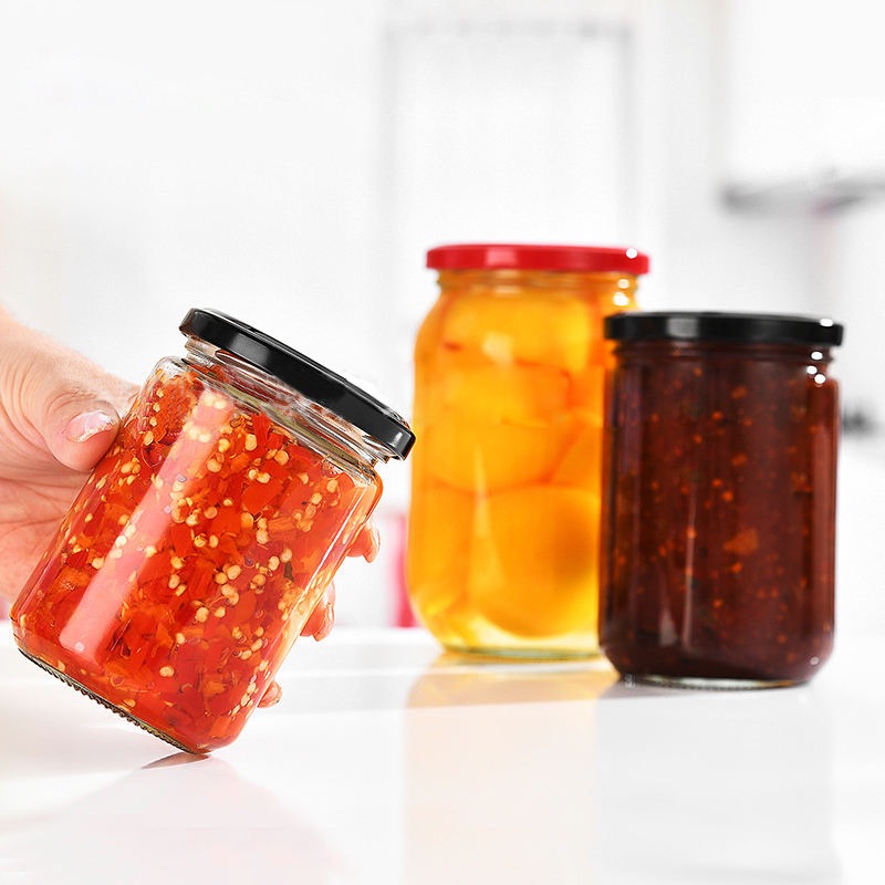 Air Tight Round Glass Jar Storage For Paste Wedding Event Door Gift ...