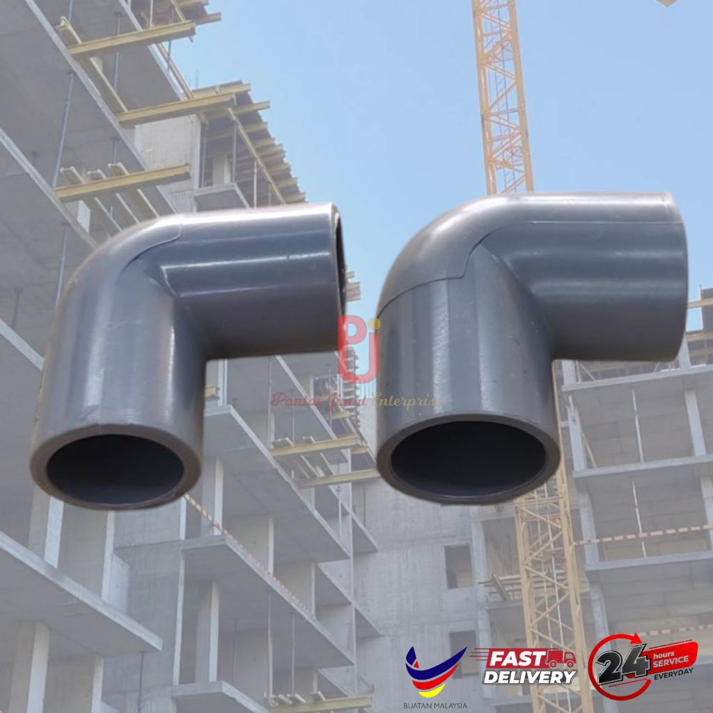 Paip Plastik Sambung / Penyambung Paip L / BBB PVC Fitting Plastic ...