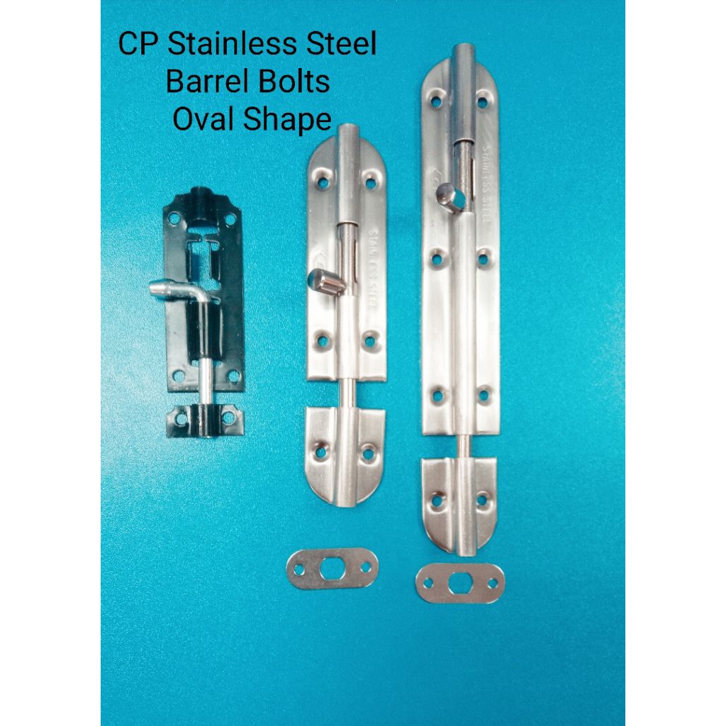 European Style Oval Shape Stainless Steel Barrel Bolts - Selak Pintu ...
