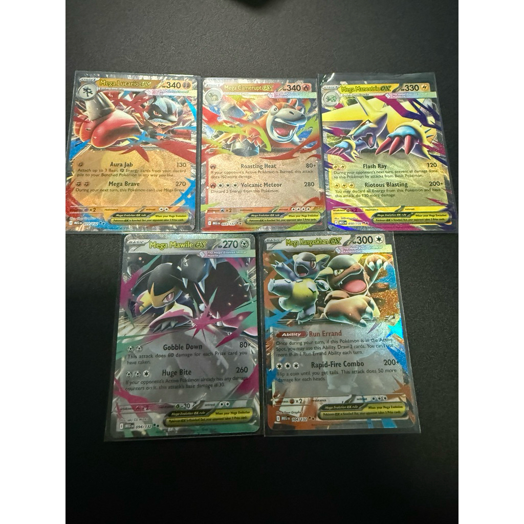 POKEMON TCG: MEGA EVOLUTIONS (ME01)- MEGA LUCARIO EX/MEGA CAMERUPT EX ...