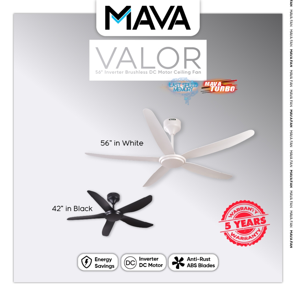 [ MAVA VALOR ] 56"/42" DC INVERTER FAN | CEILING FAN | MAVA TURBO ...