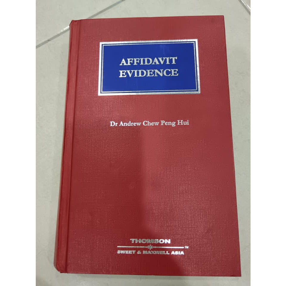 Affidavit Evidence, By Dr Andrew Chew Peng Hui | Shopee Malaysia