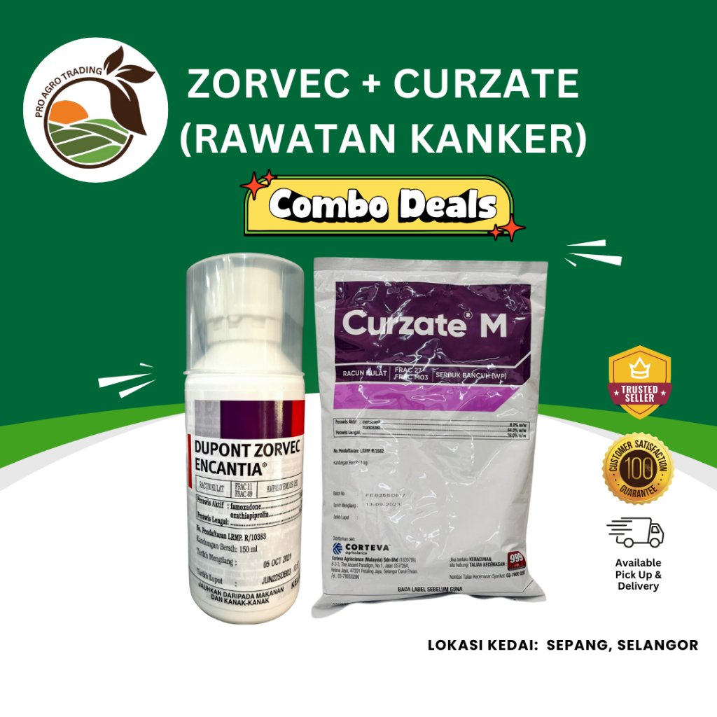 Corteva COMBO Zorvec Encantia + Curzate M - Rawatan Kanker Akar, Batang ...