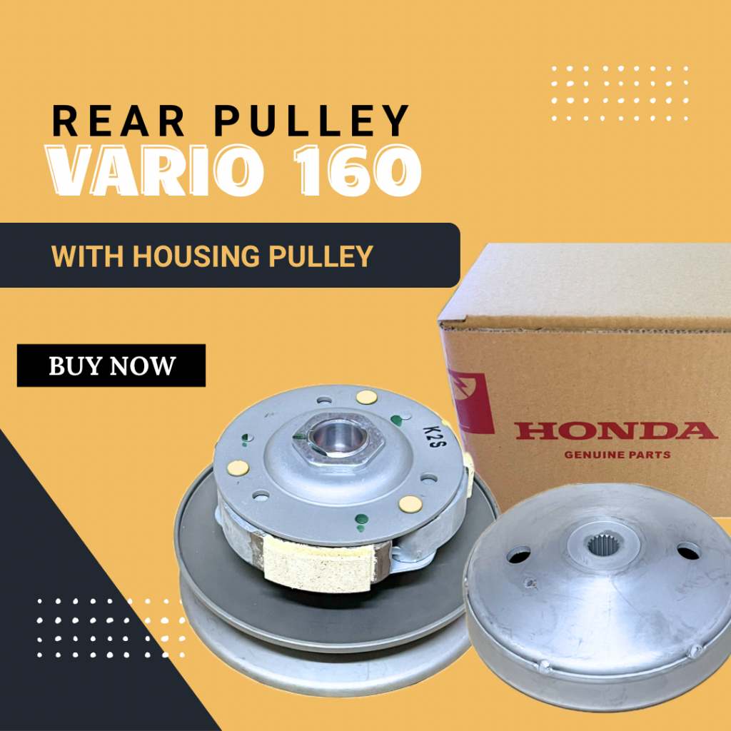 HONDA VARIO160 VARIO 100% ORIGINAL REAR PULLEY SET WITH HOUSING REAR ...