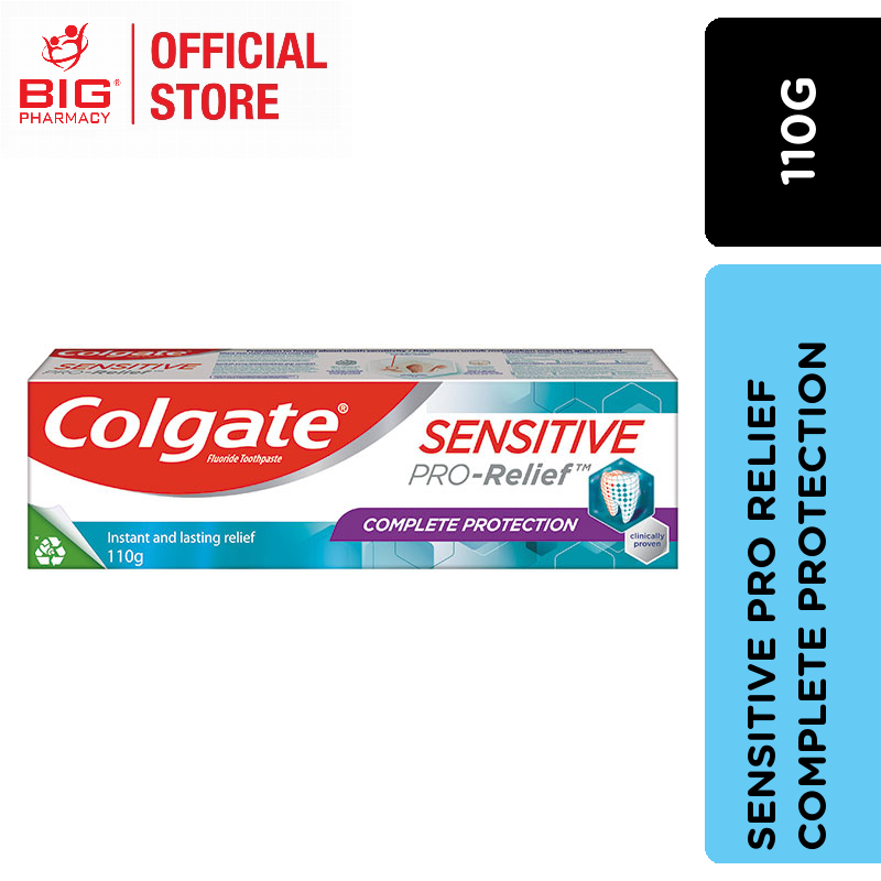 COLGATE TOOTHPASTE SENSITIVE PRO RELIEF COMPLETE PROTECTION 110G ...