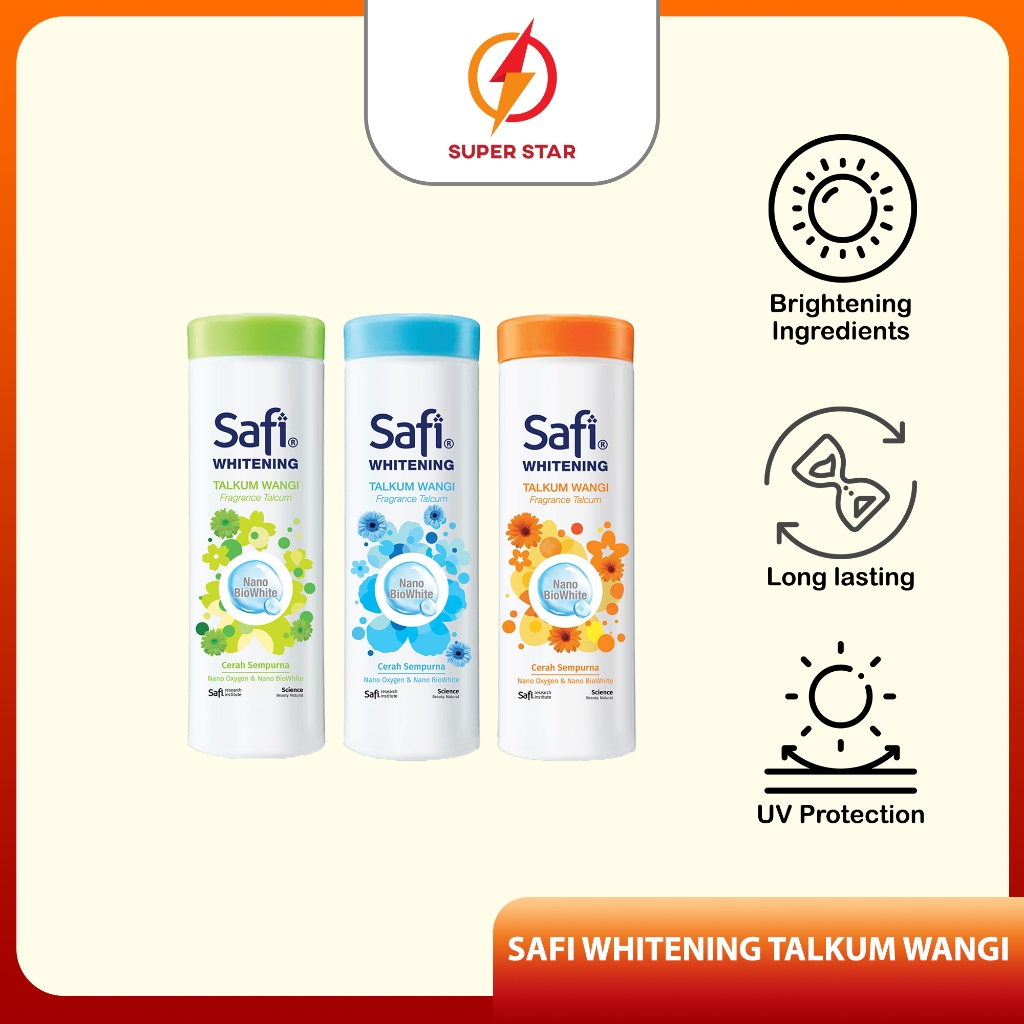 Safi Whitening Talkum Wangi 90g | Shopee Malaysia