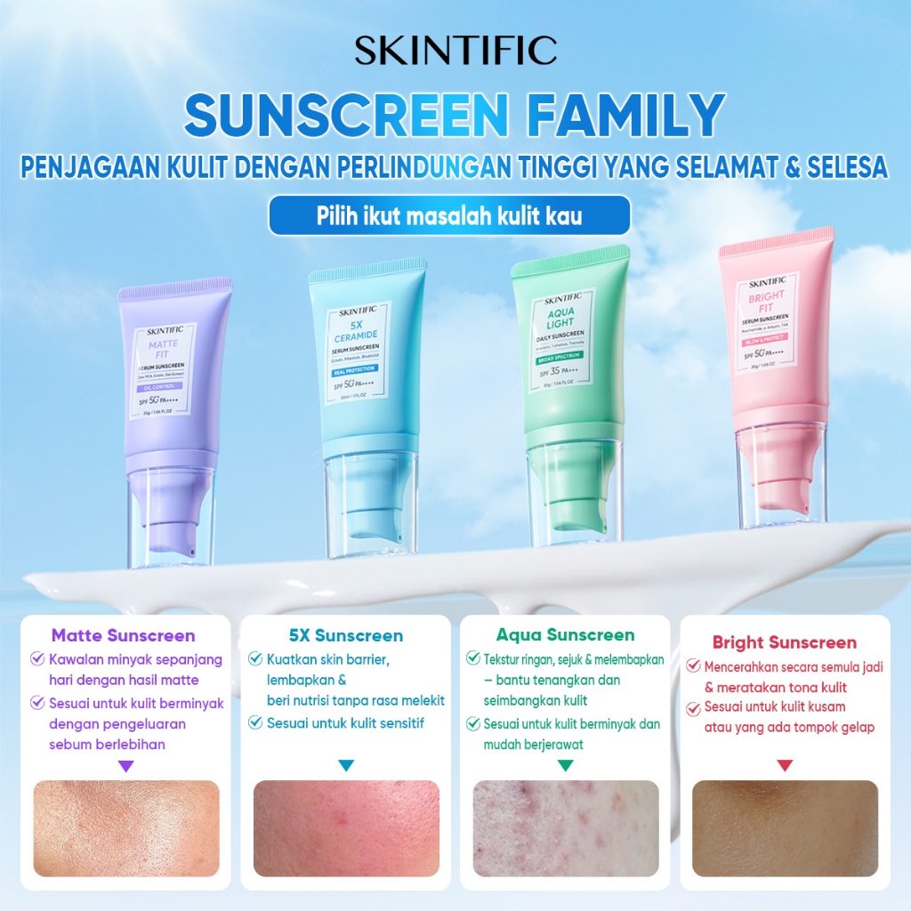 SKINTIFIC SPF50 Sunscreen series – Advanced UV Protection for Outdoor ...