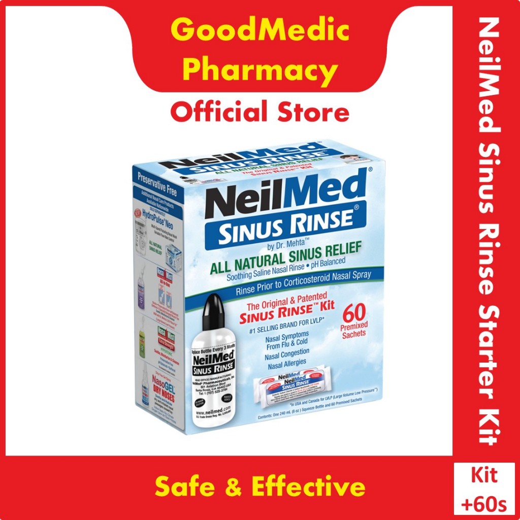 NeilMed Sinus Rinse Starter Kit (Kit+60s) | Shopee Malaysia
