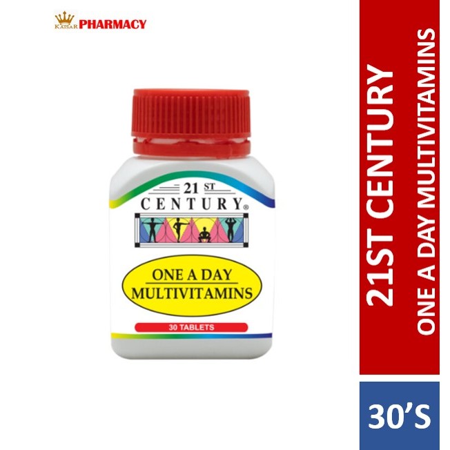 21ST CENTURY ONE A DAY MULTIVITAMINS 30TABLETS | Shopee Malaysia