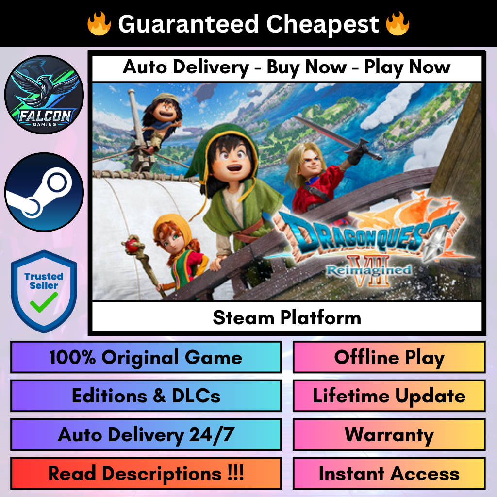 [Pre-Purchase] DRAGON QUEST VII Reimagined [Auto Delivery] Own Steam ...