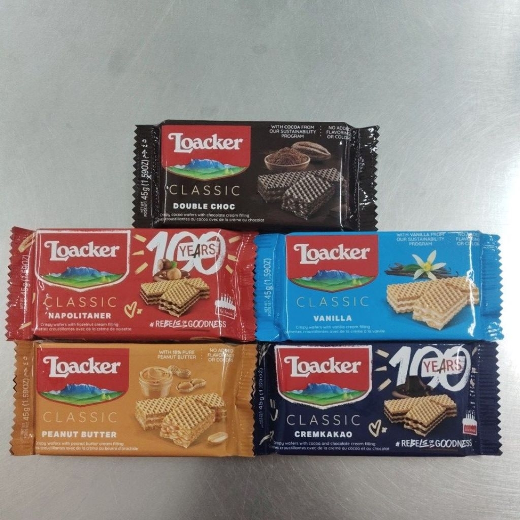 Loacker Classic Crispy Wafer -45g | Shopee Malaysia