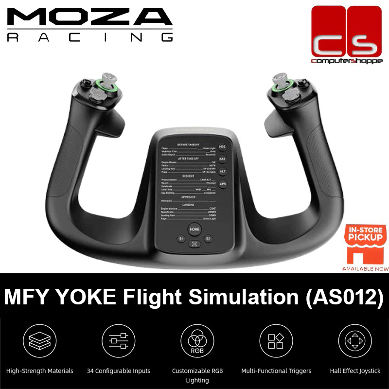 MOZA MFY YOKE Flight Simulation (AS012) | Shopee Malaysia