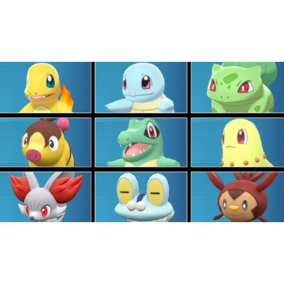 Pokemon Legends ZA Z-A Shiny Starters Chikorita,Tepig,Totodile ...