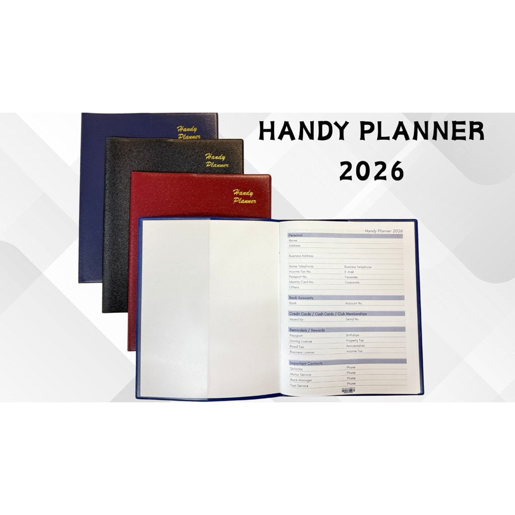 Planner Year 2026 : Handy Planner for January 2026 - December 2026 ...