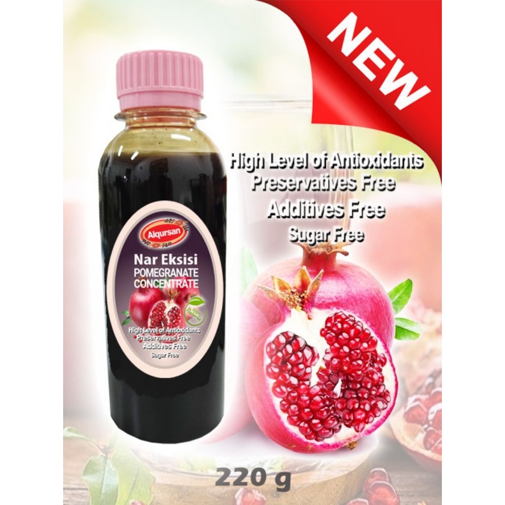 Alqursan Pati Delima (Pomegranate) 220g, 100% original/Pomegranate ...