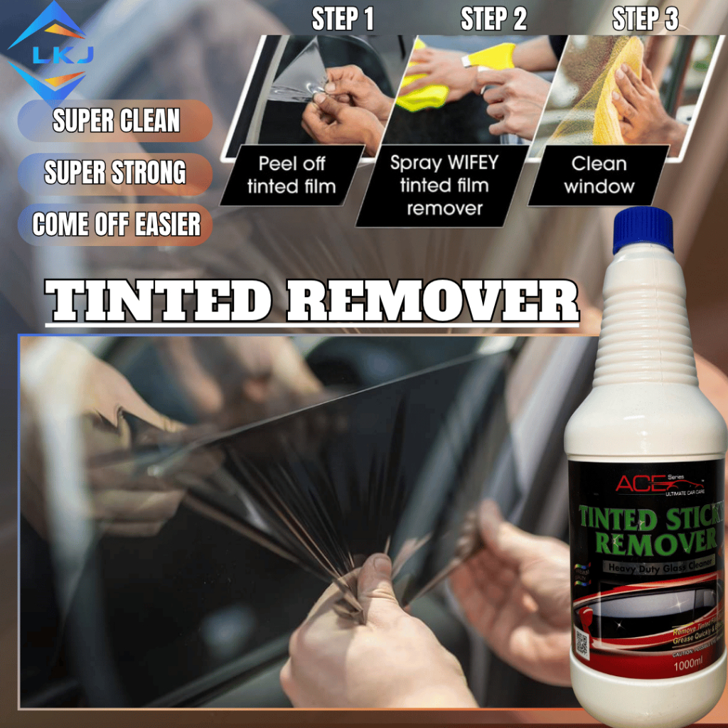Ace Ultimate Tinted Remover /Car Tinted Tint Film Sticky Glue Remove ...