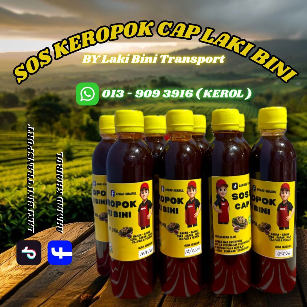 SOS KEROPOK CAP LAKI BINI | Shopee Malaysia