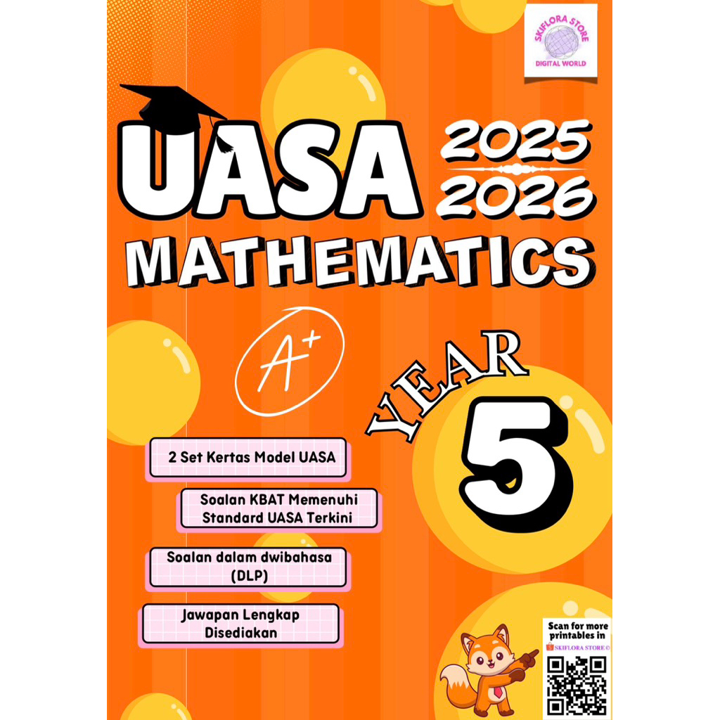 [SS306] UASA Matematik Tahun 5 2025/2026 Ujian Akhir Tahun Mathematics ...