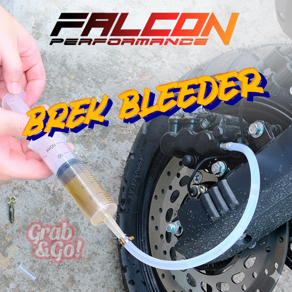 🏍️Motorcycle Oil Bleed Kit Brake Caliper 100ml Syringe Picagari ...