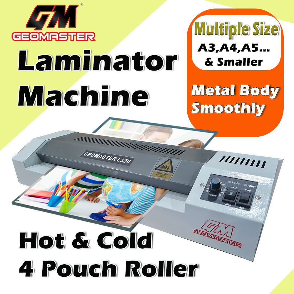 Electronic A3 A4 Laminator Machine - Laminating Machine Laminate ...