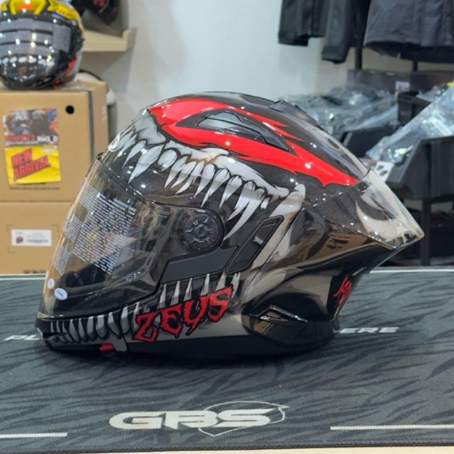 [NEW ARRVAL] ZEUS 613 V2 NEW INNER LINER 2in1 Helmet + 1 Year Warranty ...