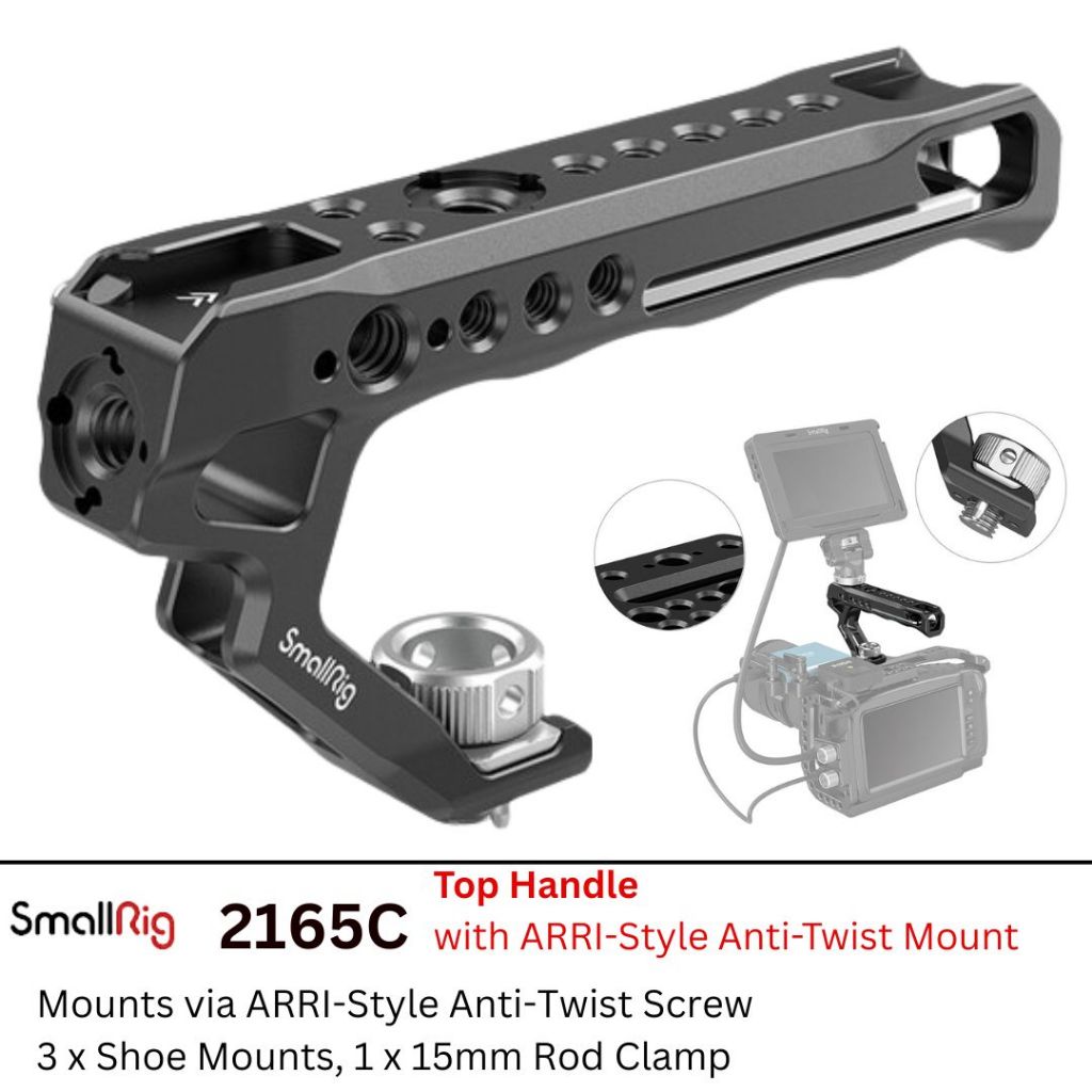SmallRig 2165C Top Handle with ARRI-Style Anti-Twist Mount | Shopee ...
