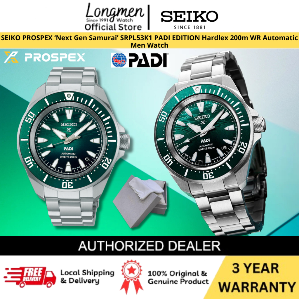 [Klang Longmen] SEIKO Prospex SRPL53K1 'Next Gen Samurai' PADI Edition ...