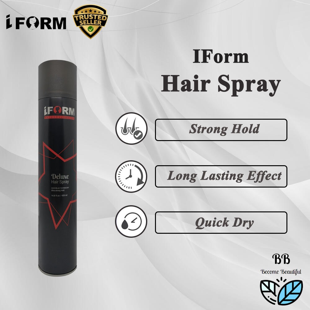 Iform Deluxe Hair spray 420ml | Shopee Malaysia