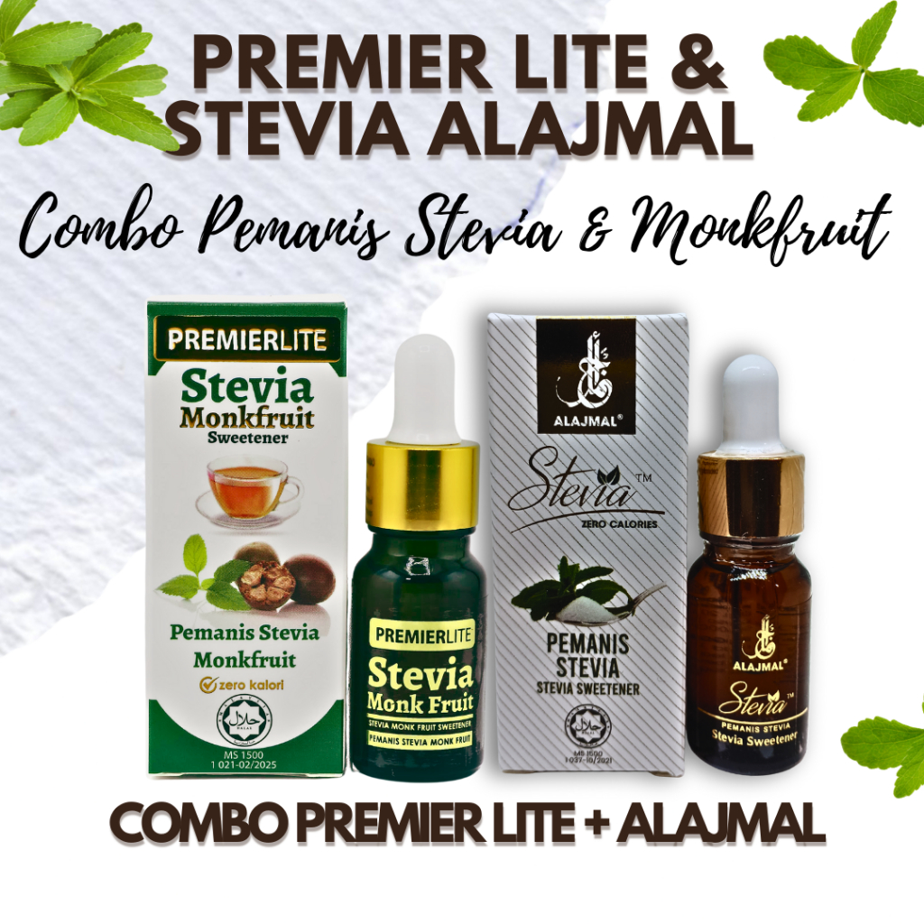 Combo Premier Lite & Alajmal | Sweetener Stevia Monfruit | Pemanis ...