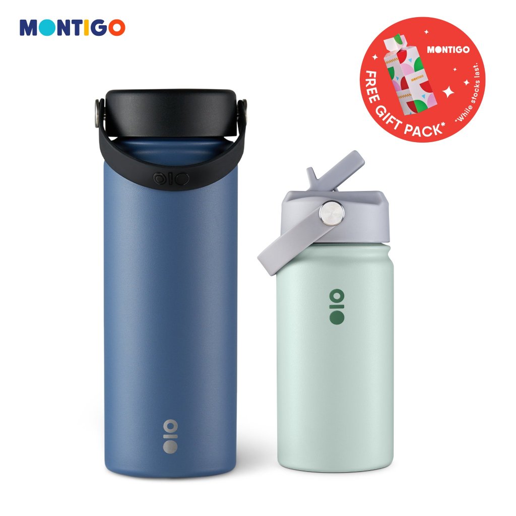 Montigo Grab & Go Set J (Ace Bottle Medium Frozen + Ace Bottle Honeydew ...