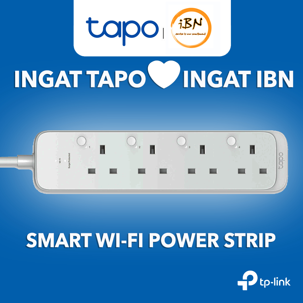 TP-Link 4 Outlets WiFi Smart Power Strip Extension Plug Sockets Surge ...
