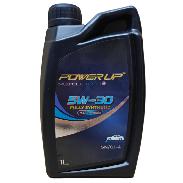 PETROL ENGINE OIL - Power Up Muscle Tech Fully Synthetic 5W-30 MAS ...