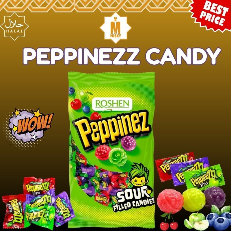 ROSHEN Peppinezz Candy – Halal Gula Gula Masam Popular Malaysia yummy ...