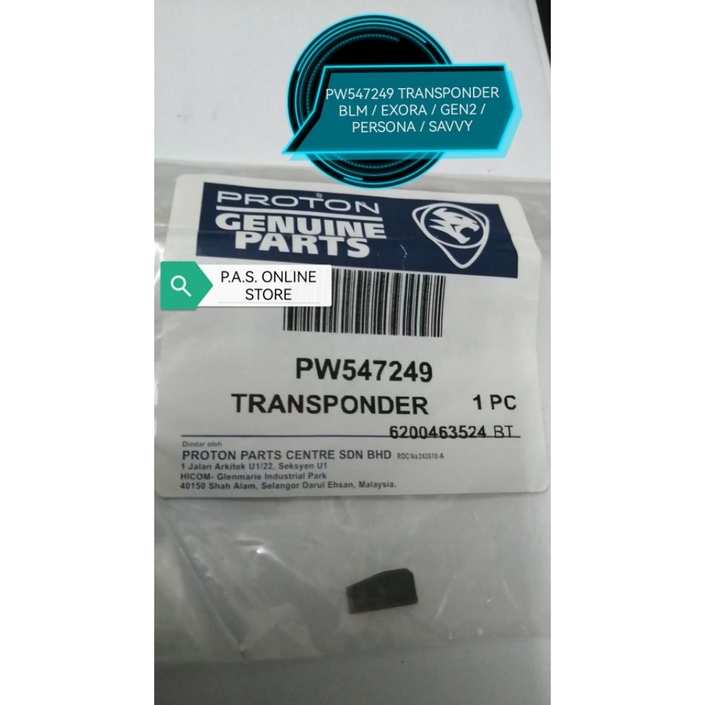 PROTON GENUINE SAGA BLM FLX GEN2 PERSONA SATRIA NEO EXORA CPS KEY ...