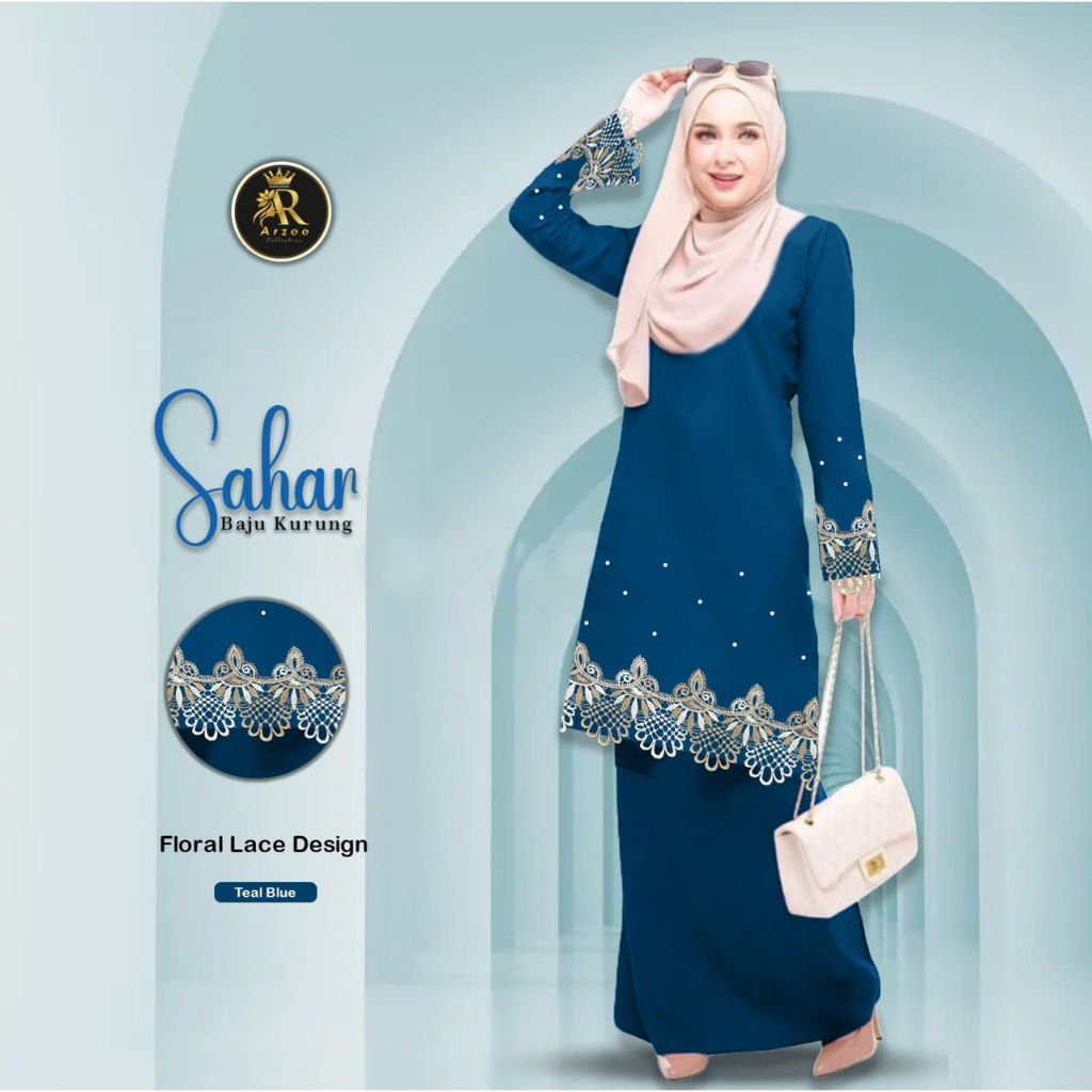 Teal Blue Raya: Baju & Aksesori Kemas | Shopee MY