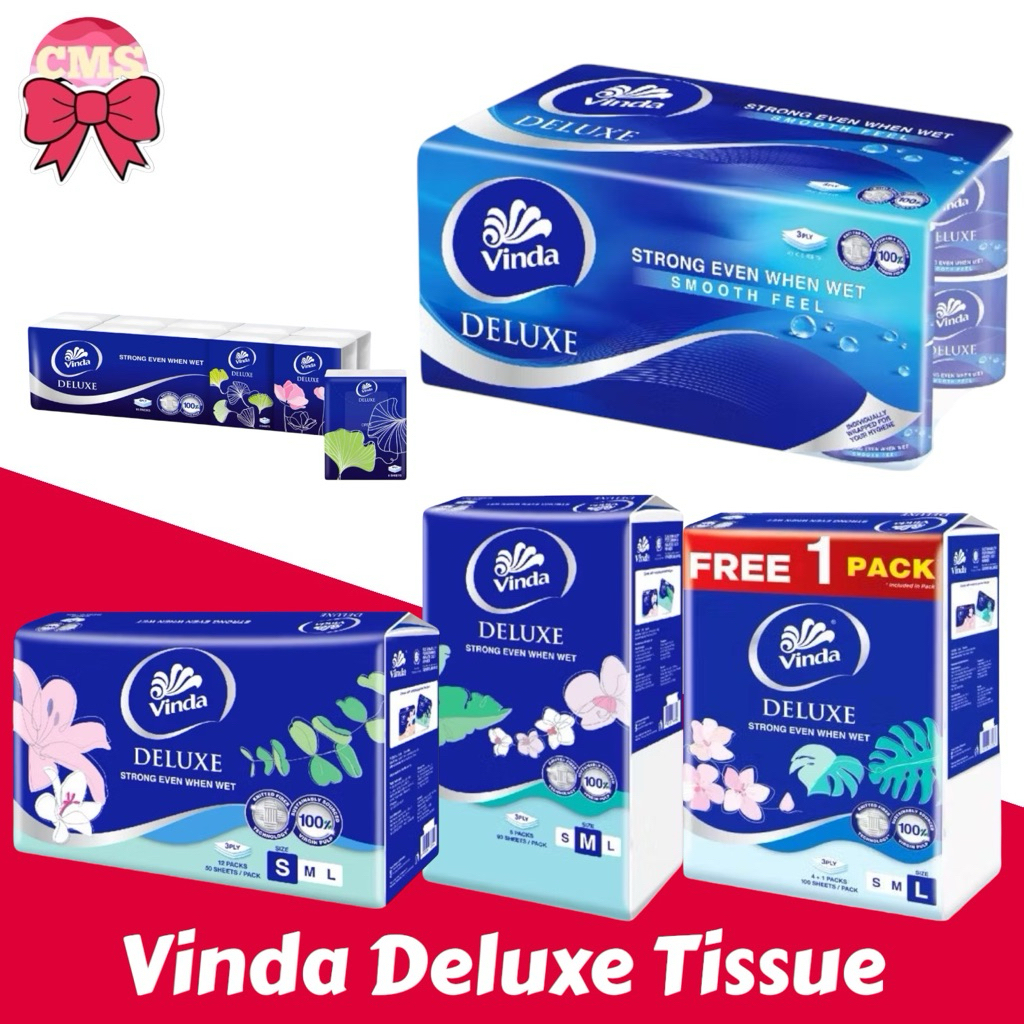 VINDA DELUXE TISSUE 3PLY | Shopee Malaysia