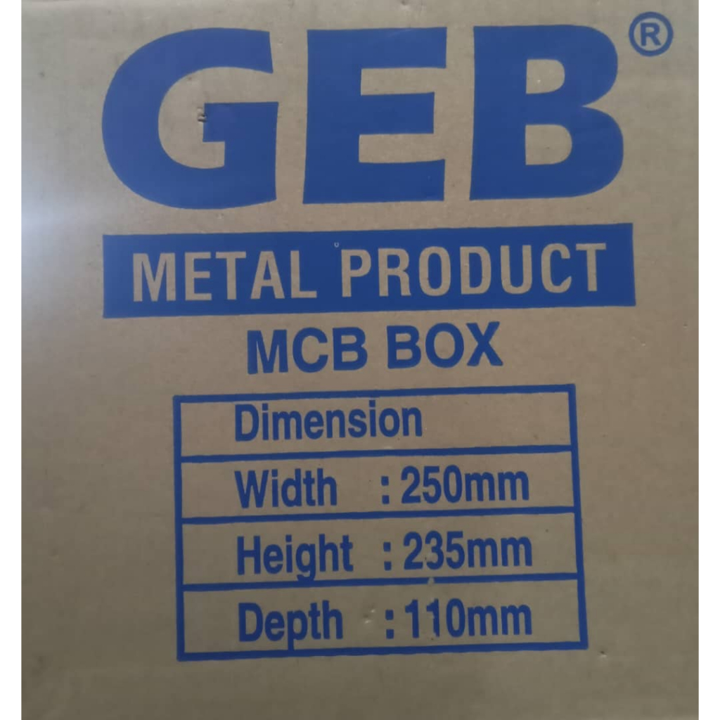 GEB GS-10 METAL DB BOX 10WAY (1 ROW) | Shopee Malaysia