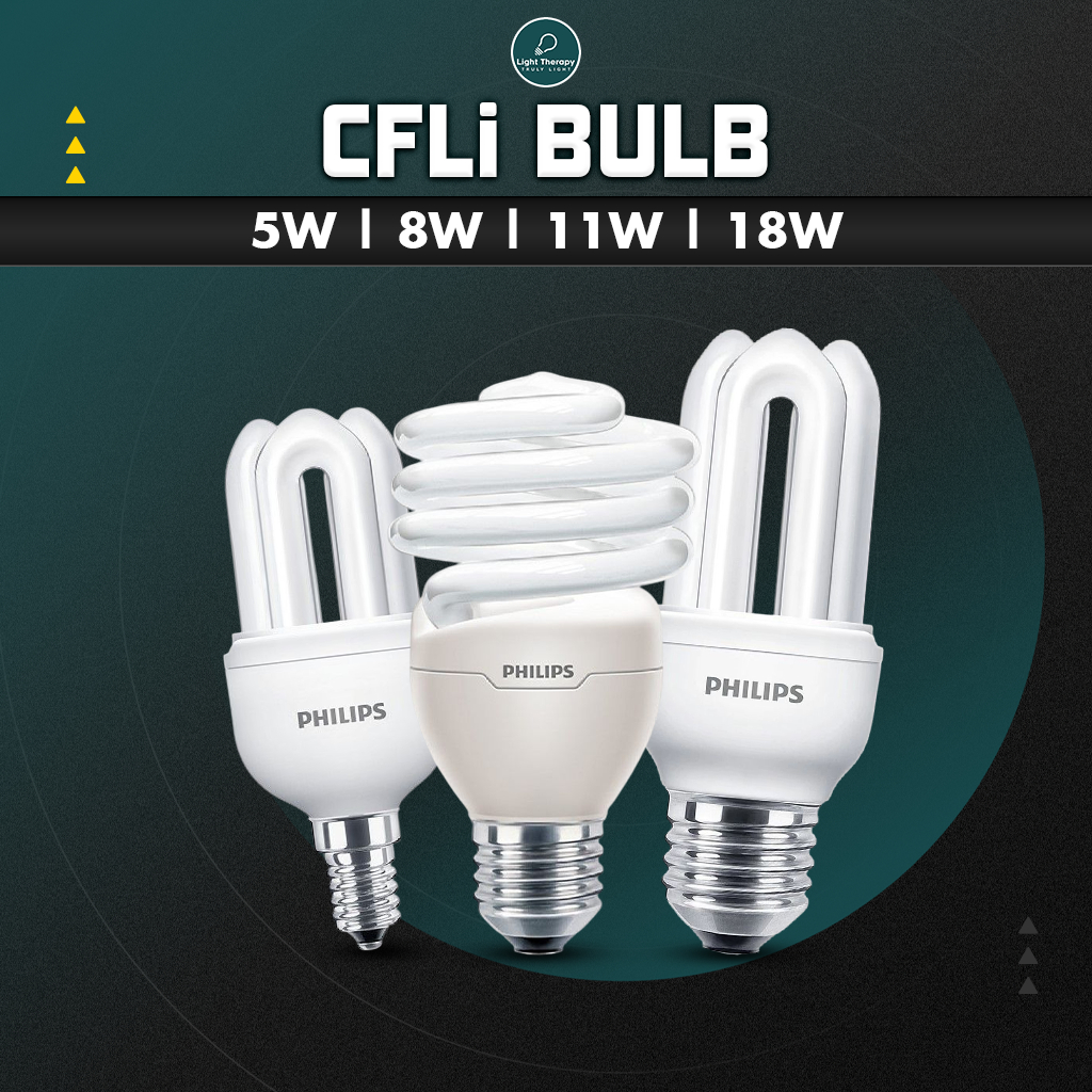 Philips 5w/8w/11w/18w E27 Energy Saving Spiral Tornado Genie Bulb ...