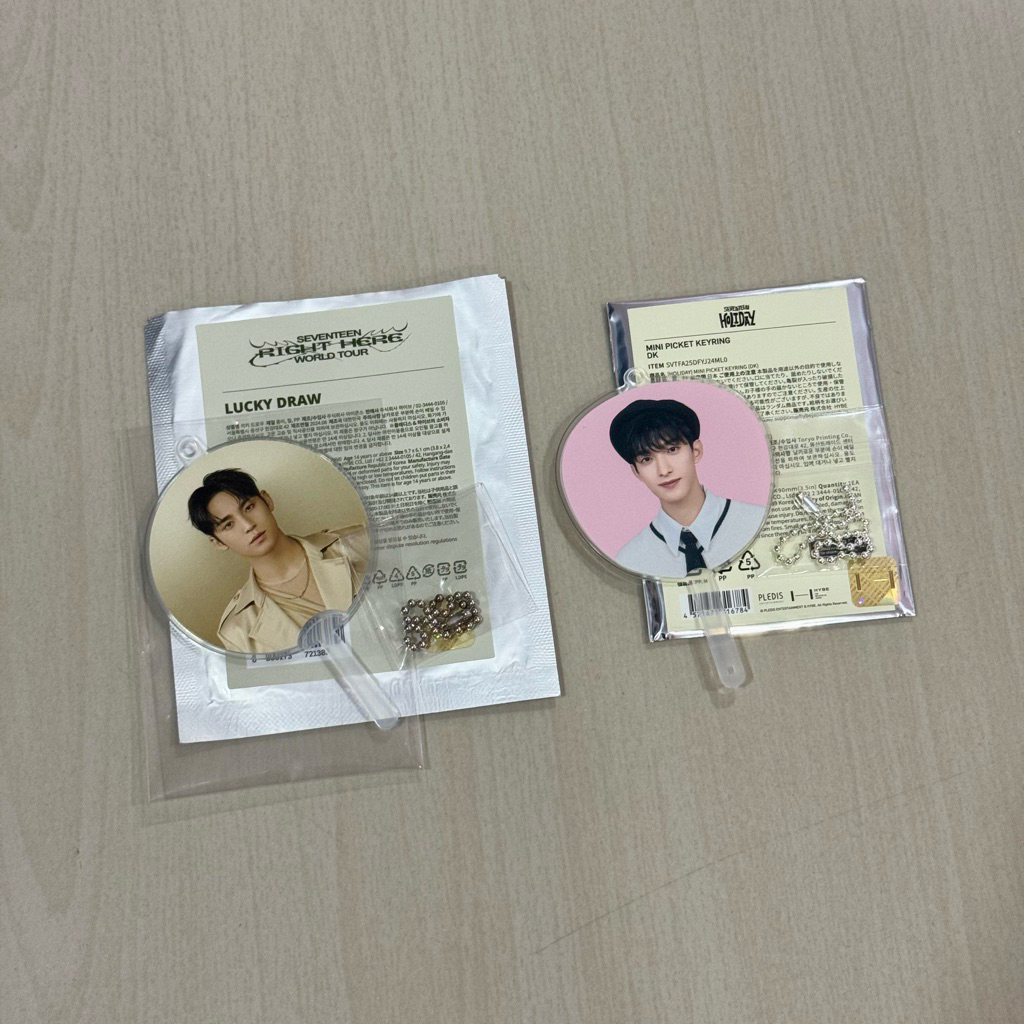 Seventeen Mingyu DK Mini Picket Lucky Draw Holiday FM Right Here Merch ...