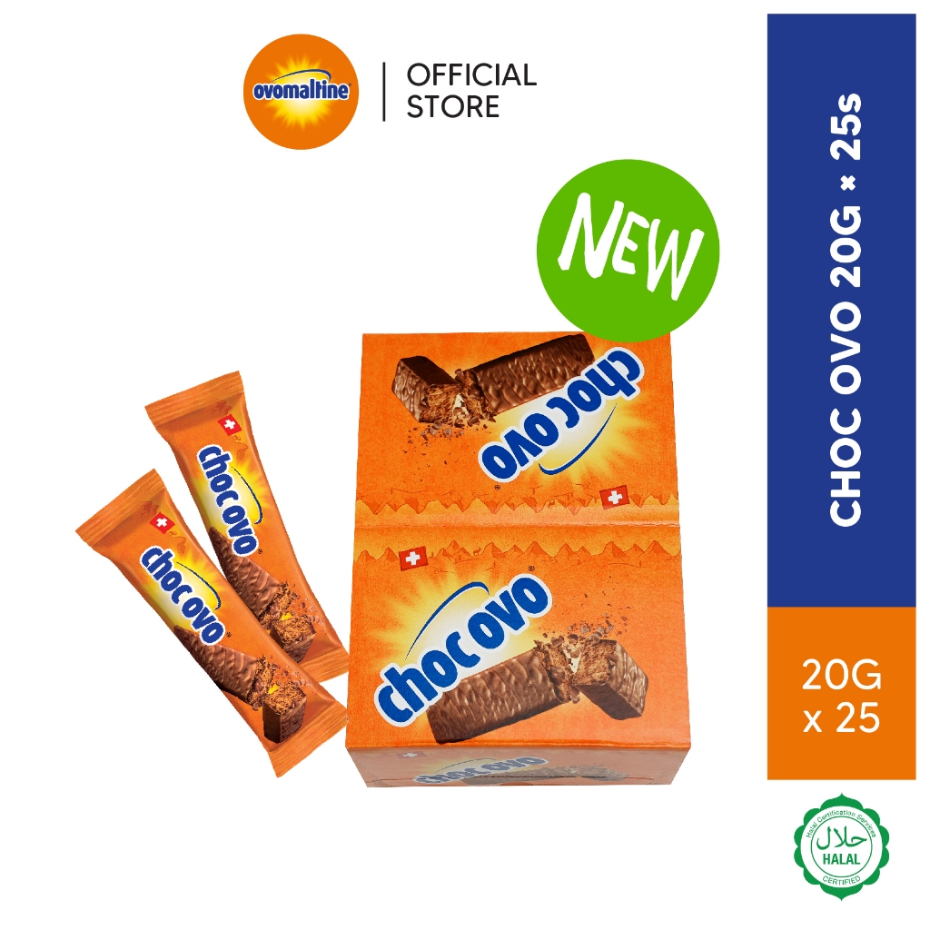 [Su-Price Box] Ovomaltine Choc Ovo 20g x 25s (EXP: 31/Jan/2026 ...